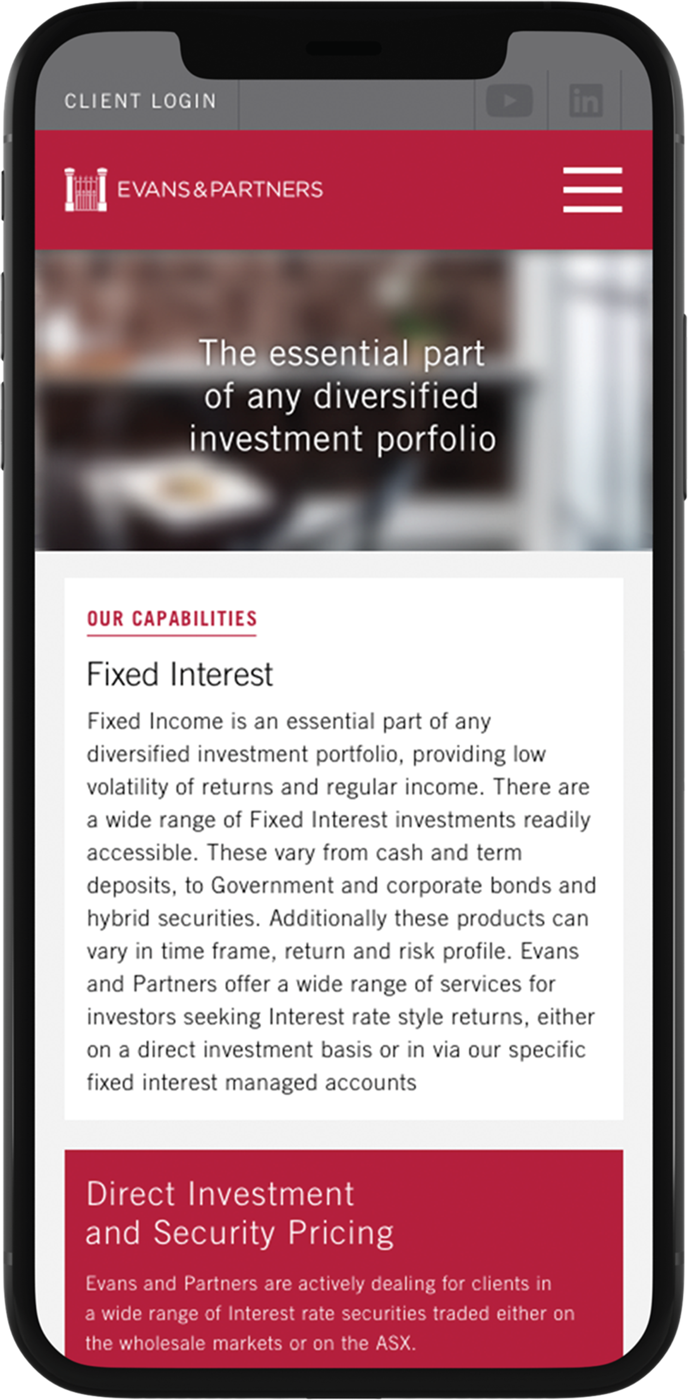 Evans & Partners - Chris Downey Design